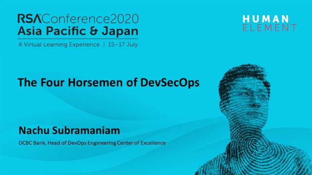 Nachu Subramaniam - The Four Horsemen of DevSecOps - Techstrong TV