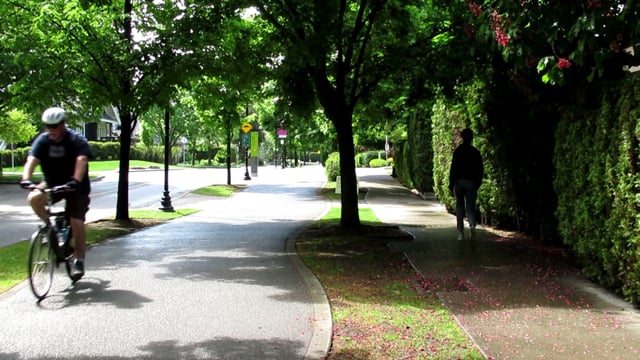 Biker, Walker, Road. Free Stock Video - Pixabay