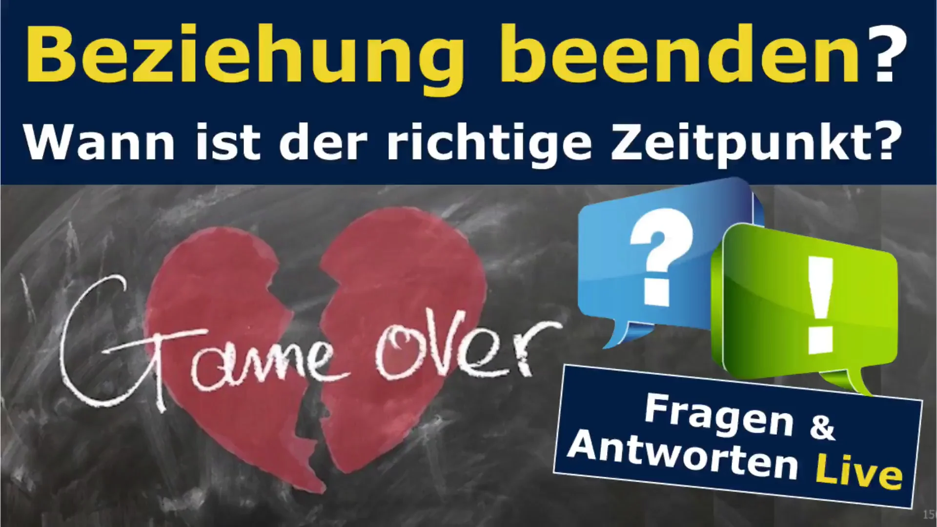 ERFOLG - k+k - Beziehung beenden - Wann ist der richtige Zeitpunkt - Fragen + Antworten LIVE on ...