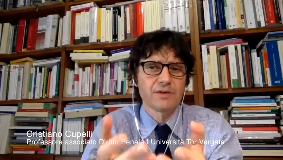 L'intervento di Cristiano Cupelli durante il webinar "Covid-19: da ...