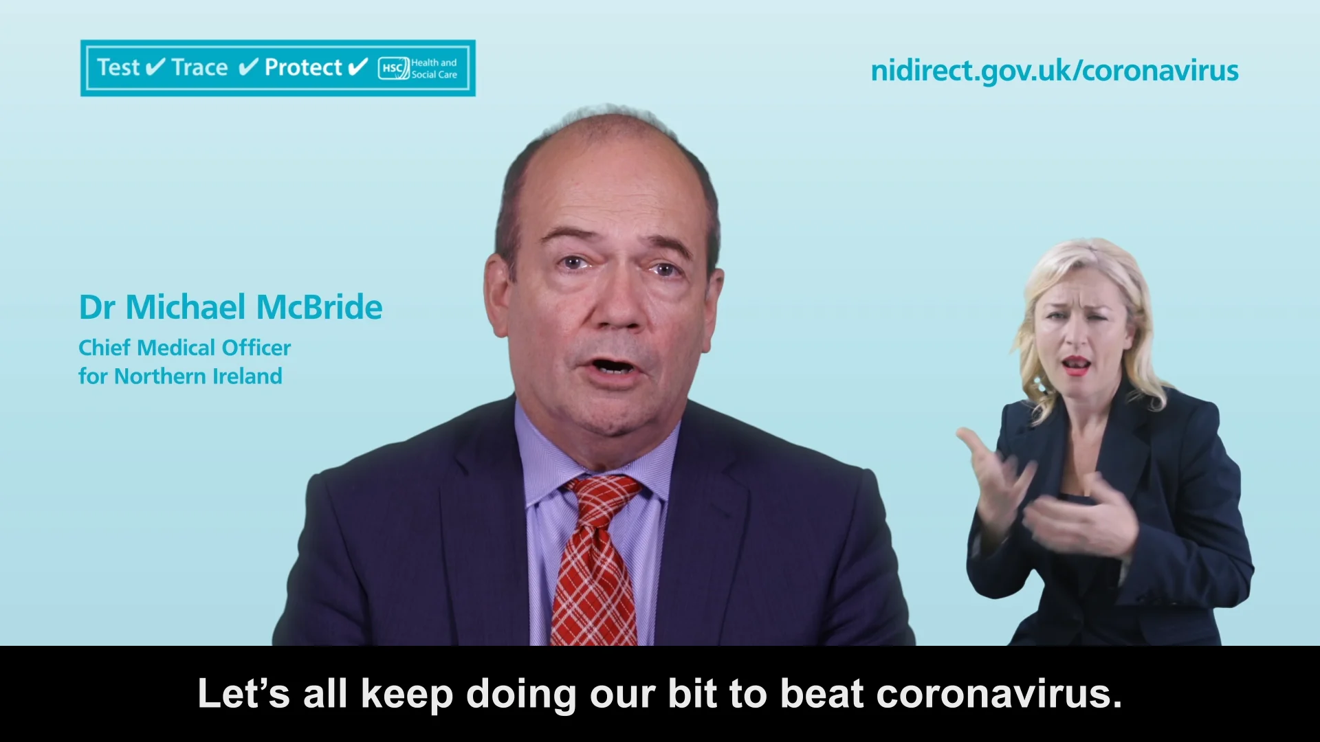 Test., trace, protect (Irish Sign Language) on Vimeo