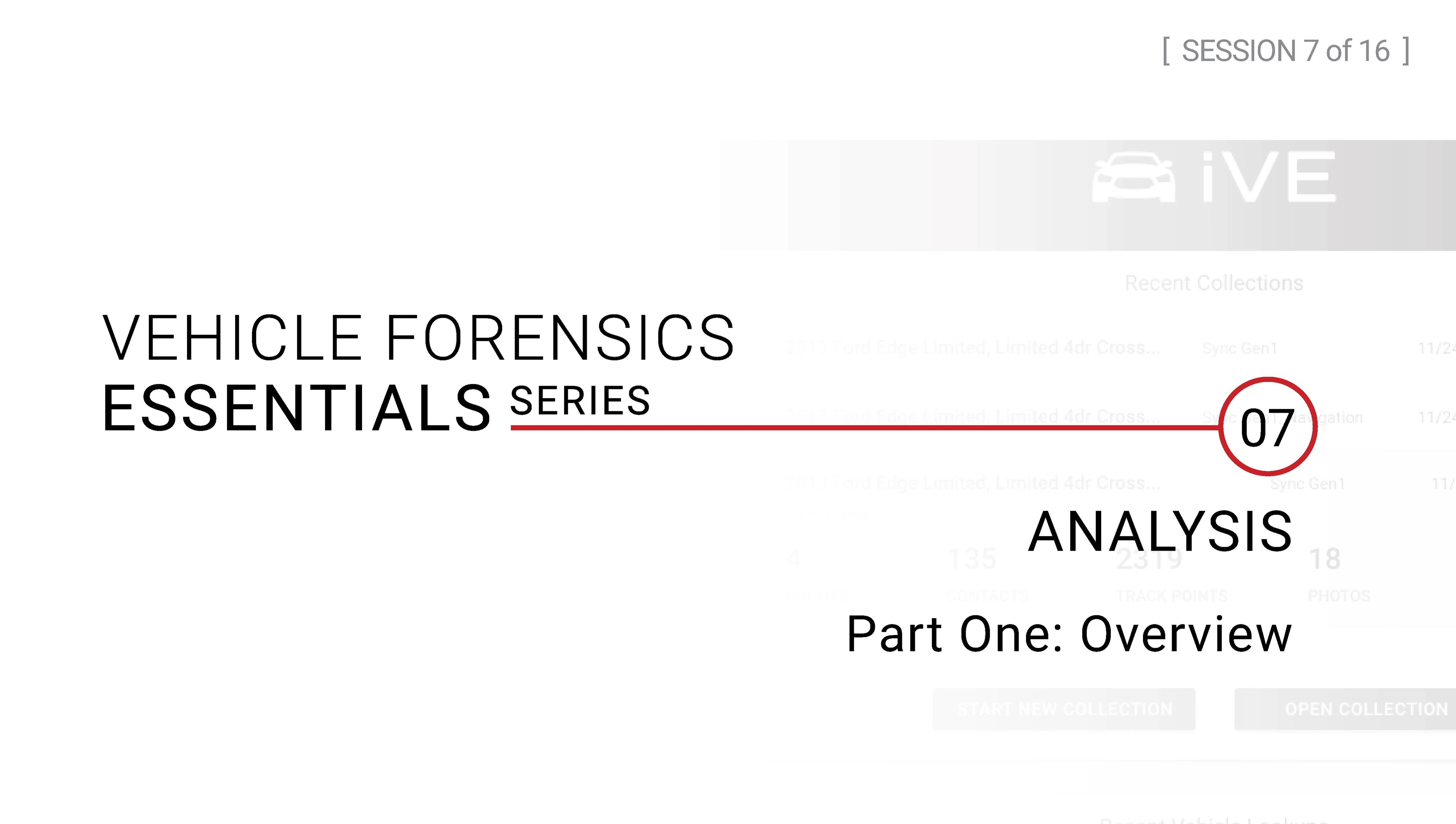 Vehicle Forensics Essential Series - 07 - Analysis Part 1 : Overview on ...