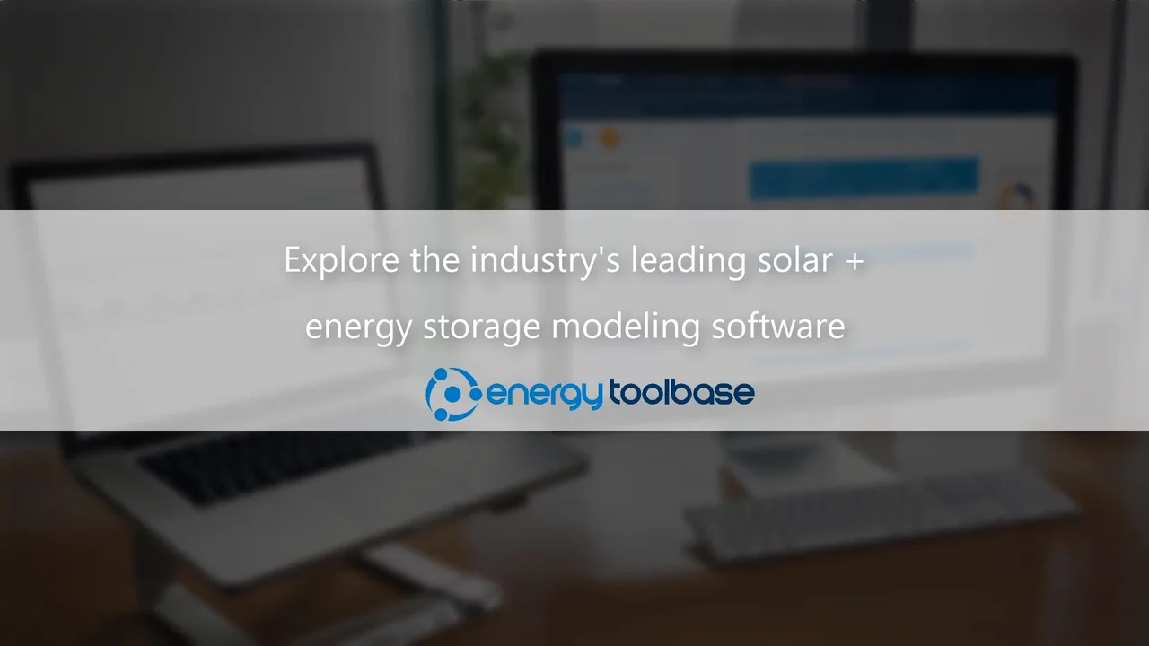 Explore Energy Toolbase - The Industry's Leading Solar + Storage Platform on Vimeo
