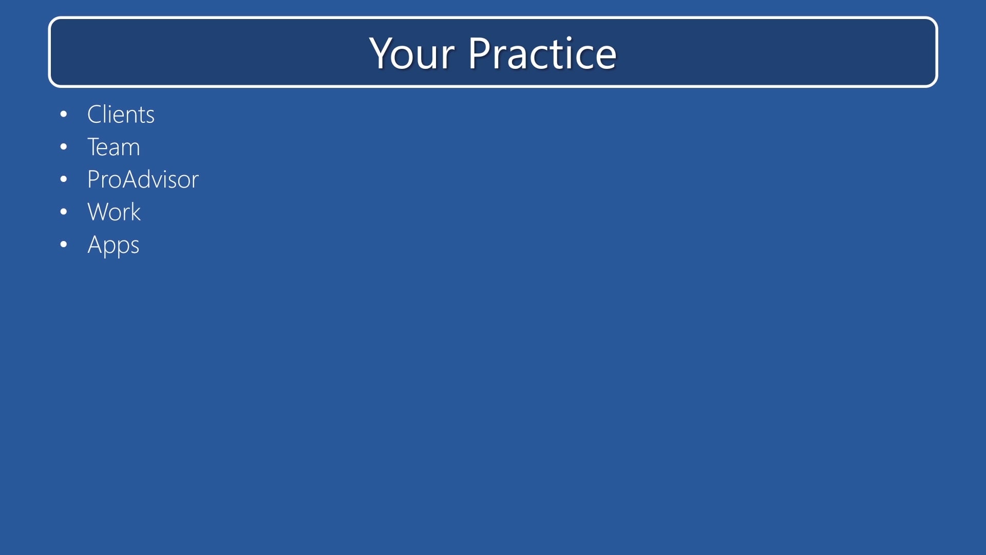 AA Accounting Guide 4.2 Your Practice on Vimeo