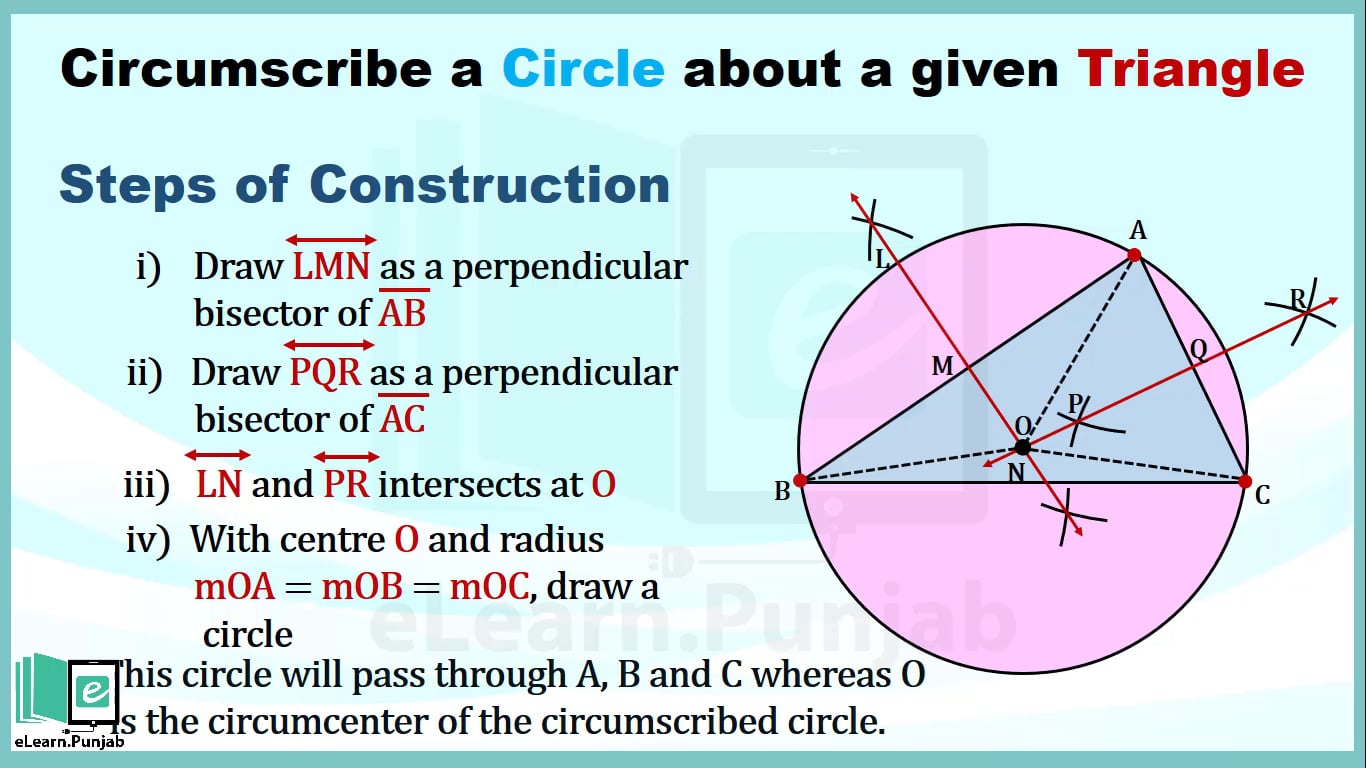 132(i)Circumscribe a circle about a given triangle final on Vimeo