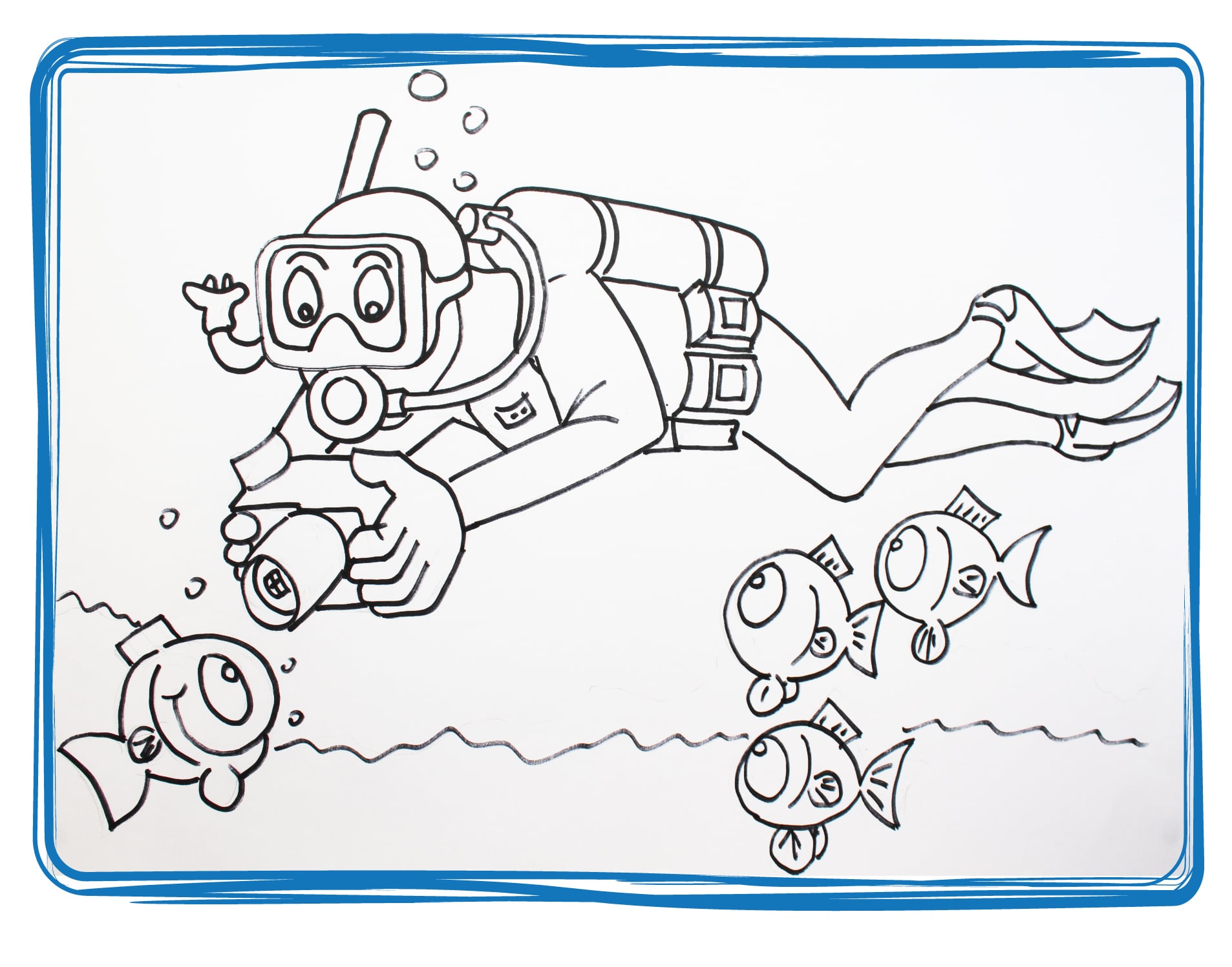 13. EXPLORERS SEA HOW TO DRAW - A SCUBA Diver on Vimeo