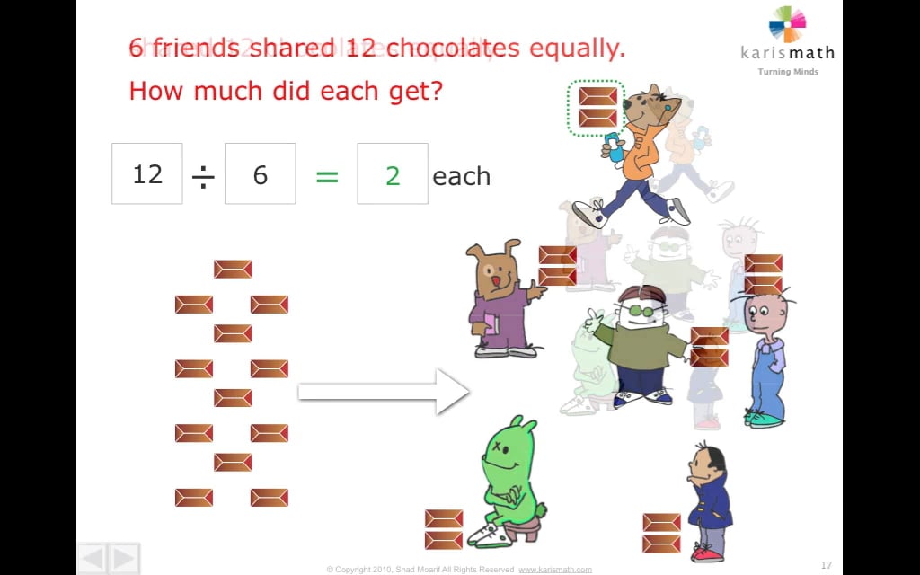 Gr 2 Clip L-1 Division as Equal Sharing on Vimeo