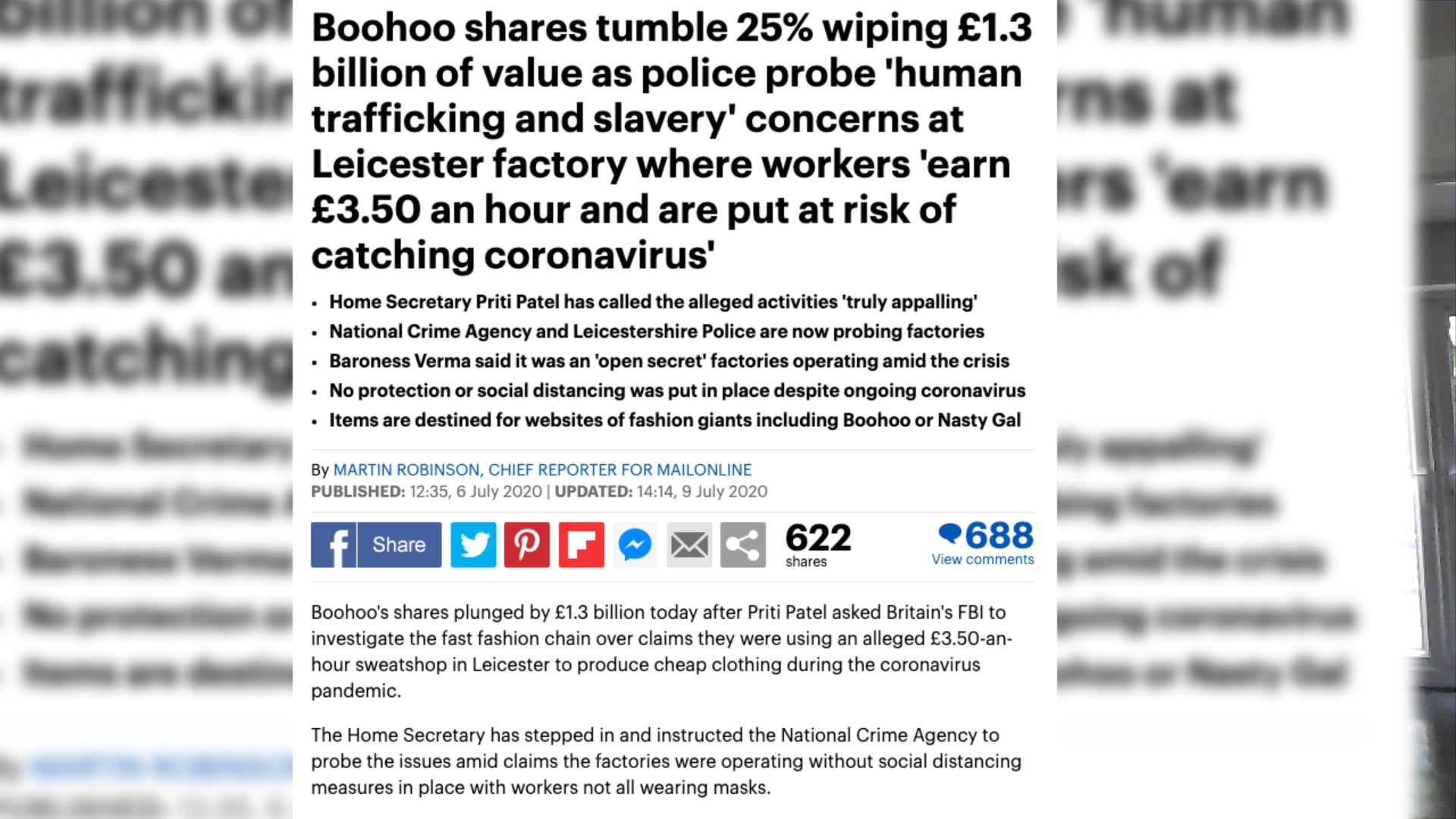 Uncovering boohoo's garment factories in Leicester during Covid-19 on Vimeo