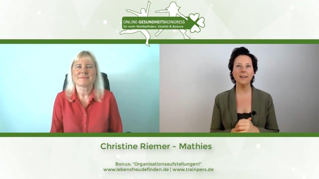 Christine Riemer-Mathies - GESUNDHEITS SUMMIT