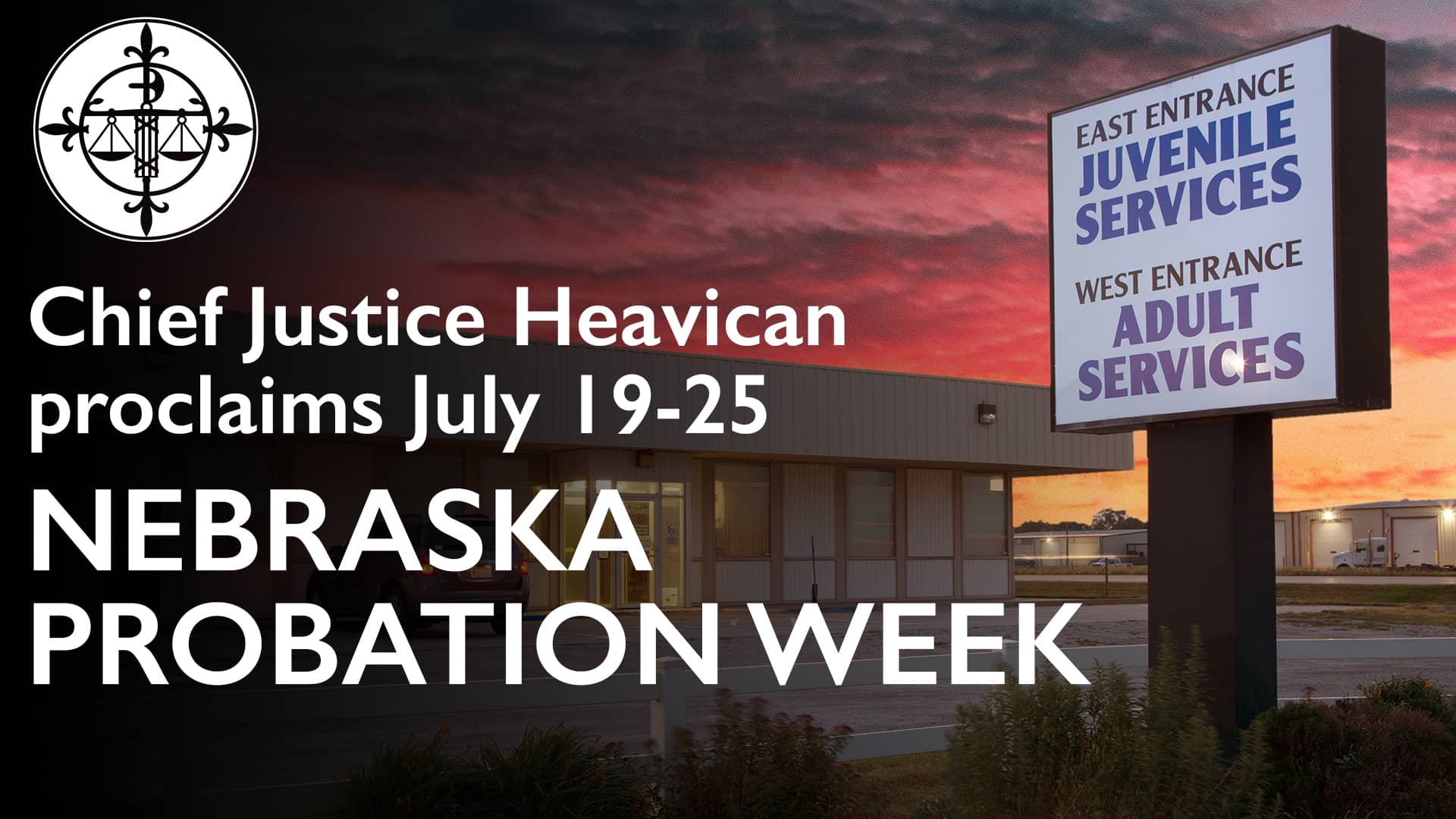 Chief Justice Heavican Proclaims Probation Week in Nebraska on Vimeo