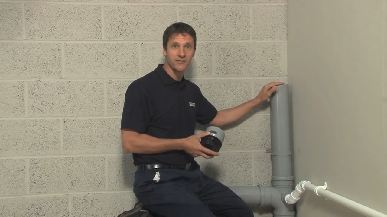 How to install air admittance valve - OSMA Soil & Waste on Vimeo