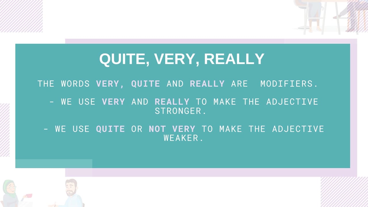 M2 - Modifiers (quite, very, really) - Elementary on Vimeo