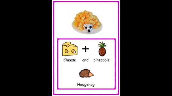Making a cheese and pineapple hedgehog - video with Kelly on Vimeo