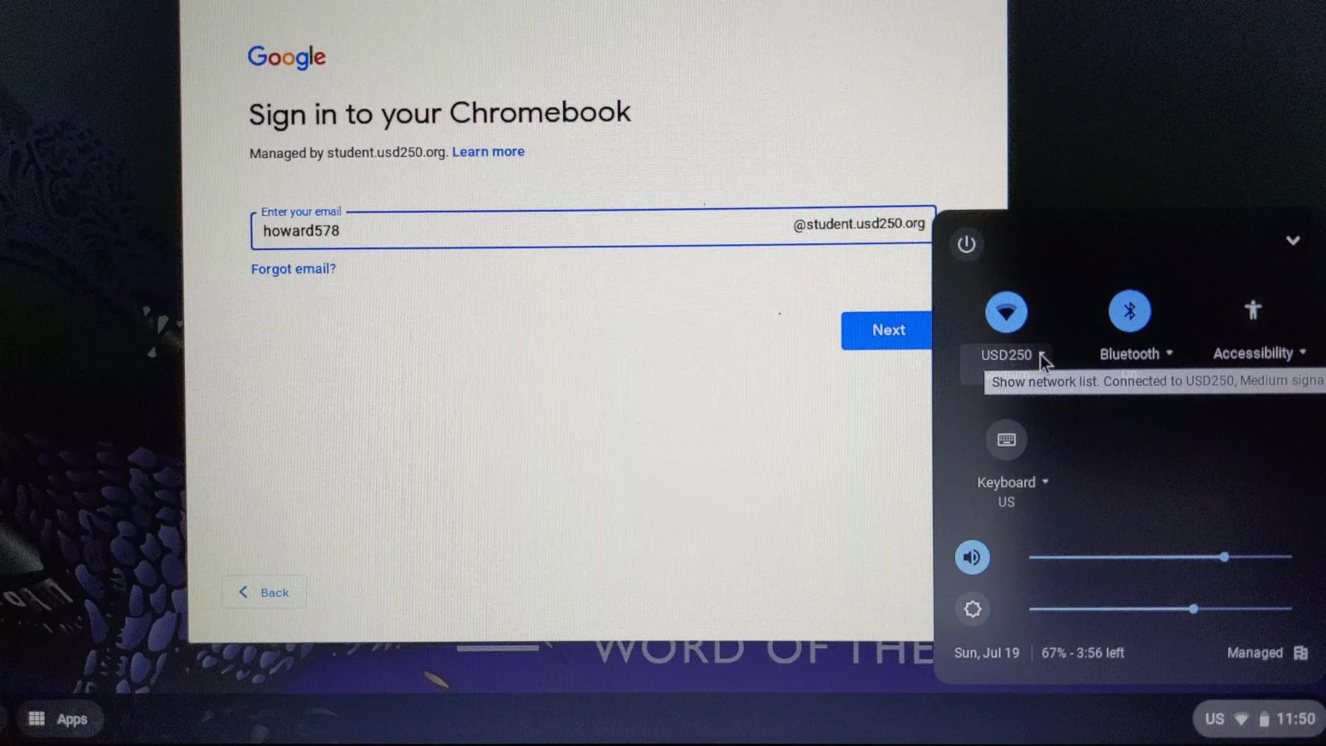 PCMS & PHS Student Login Instructions