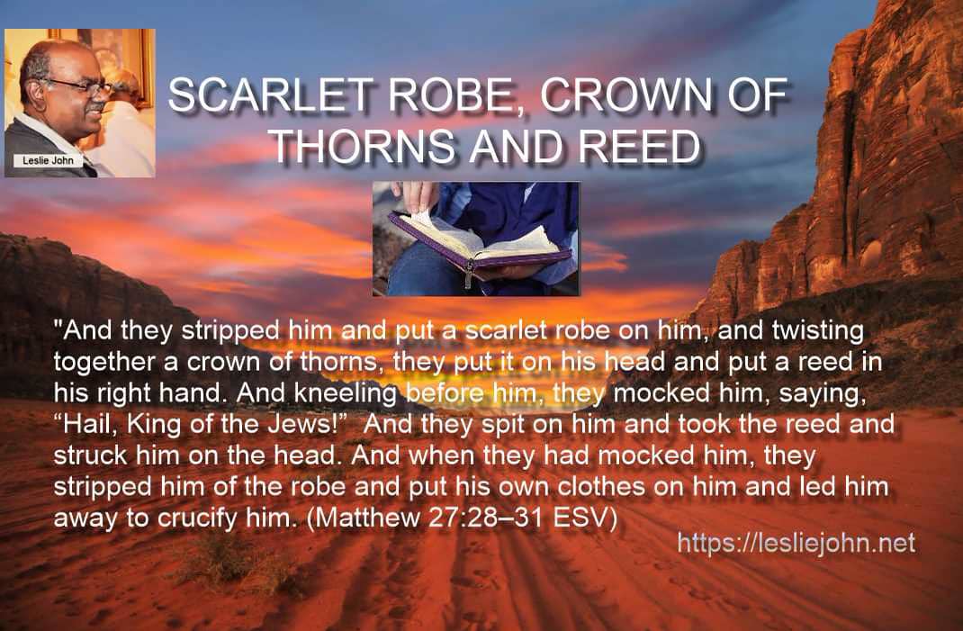 SCARLET ROBE CROWN OF THORNS AND REED on Vimeo