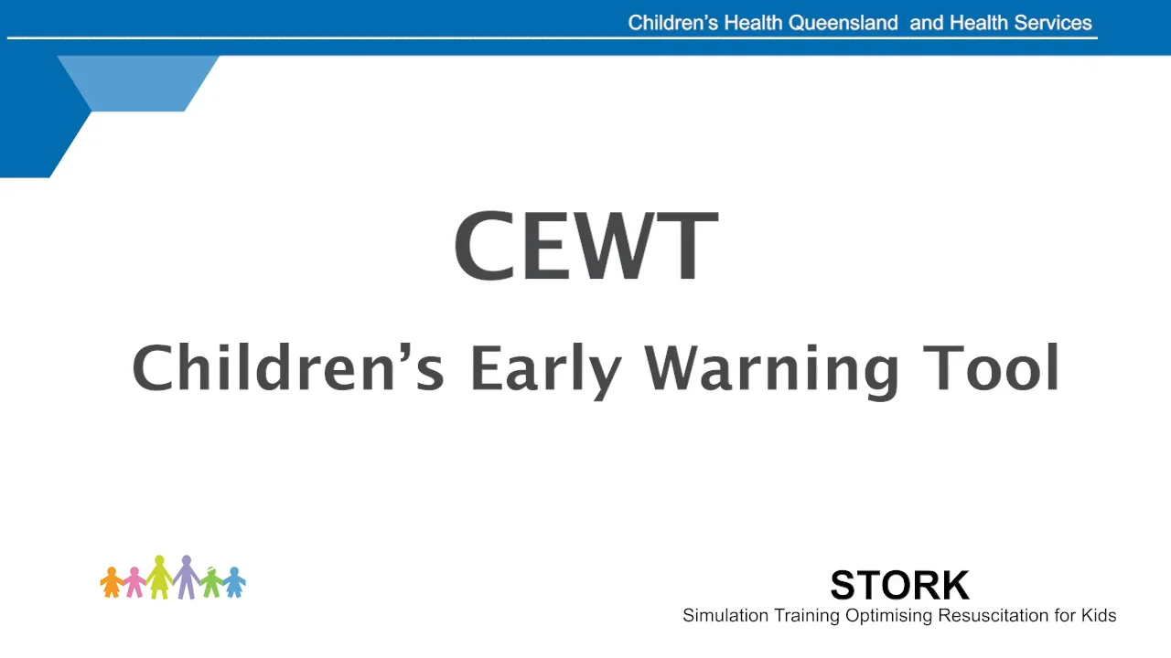 CORE CEWT: Children's early warning tool