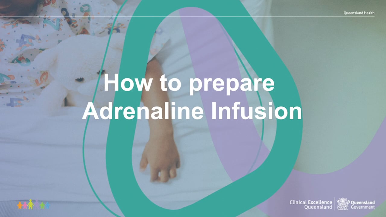How to prepare Adrenaline Infusion on Vimeo