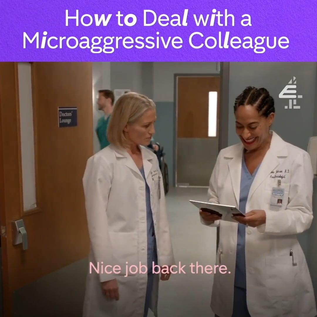 Black-ish - Dealing with a Microaggressive Colleague on Vimeo