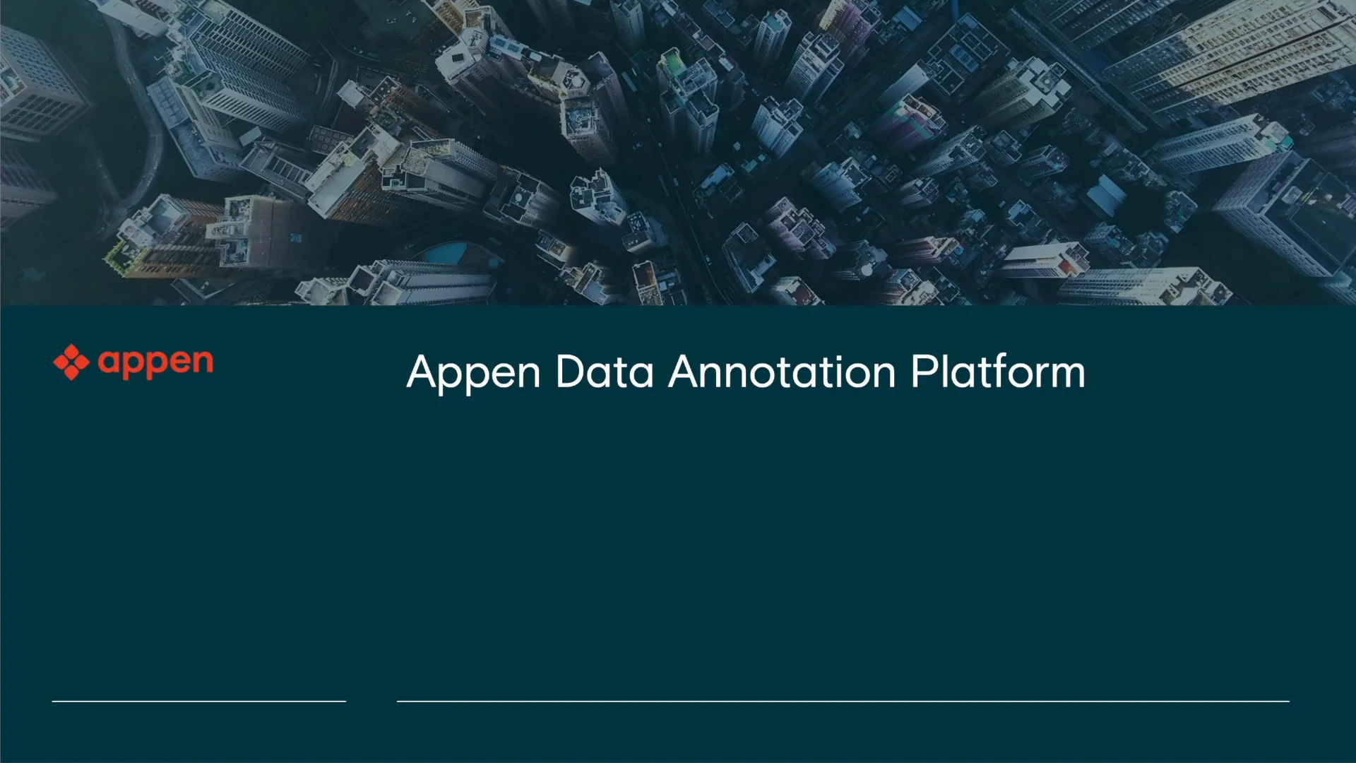 Appen Data Annotation Platform Demo