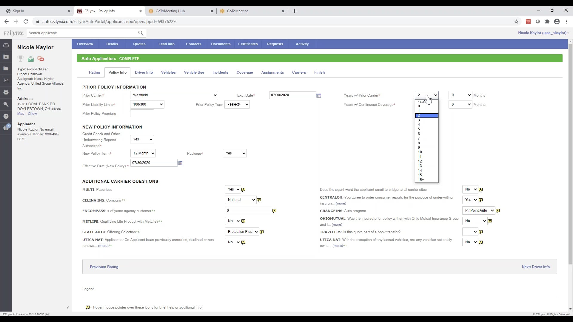 EZLynx Rating Review on Vimeo