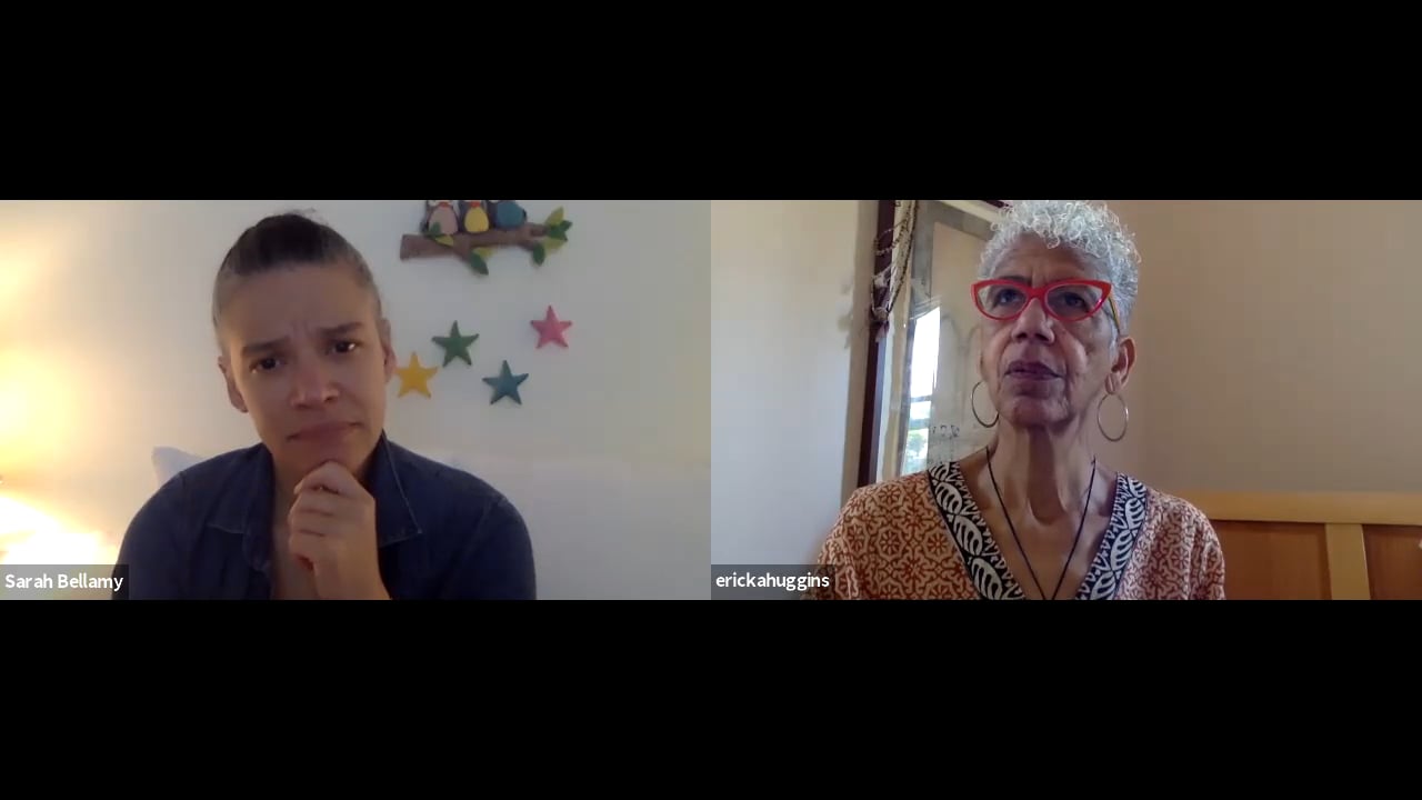 Sarah Bellamy talks with human rights activist Ericka Huggins on Vimeo
