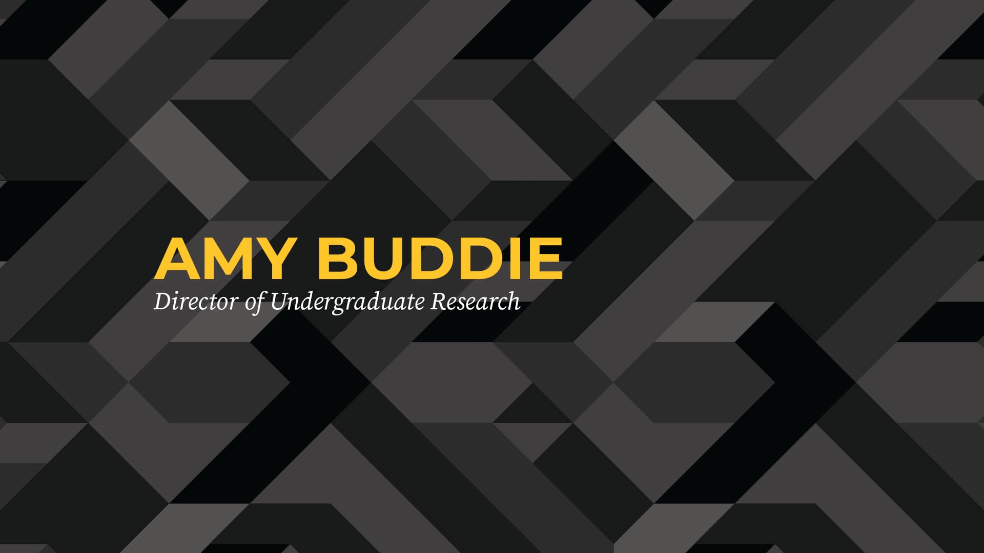 Amy Buddie on Vimeo