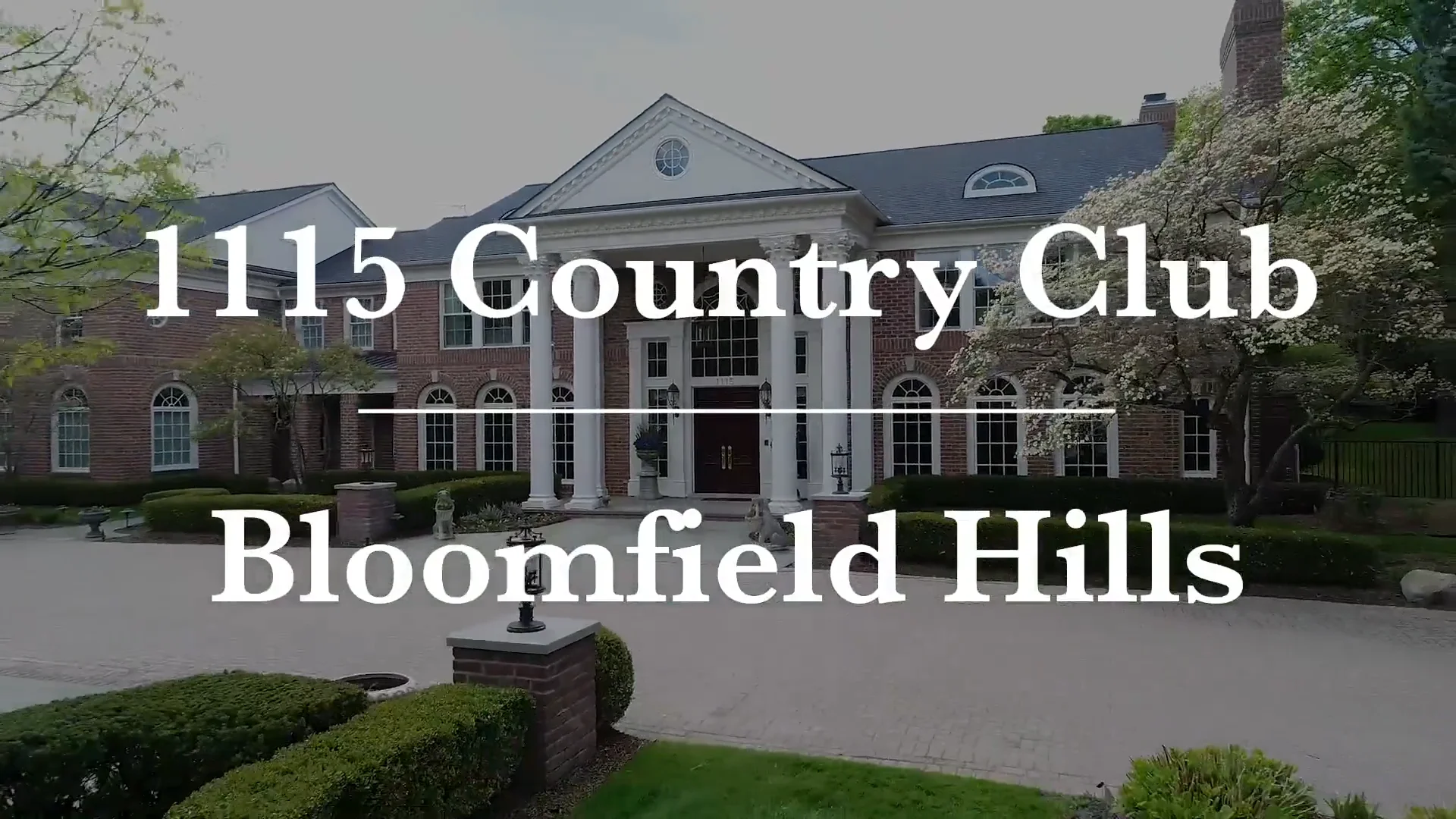 1115 Country Club Drive, Bloomfield Hills, Michigan, 48304 on Vimeo