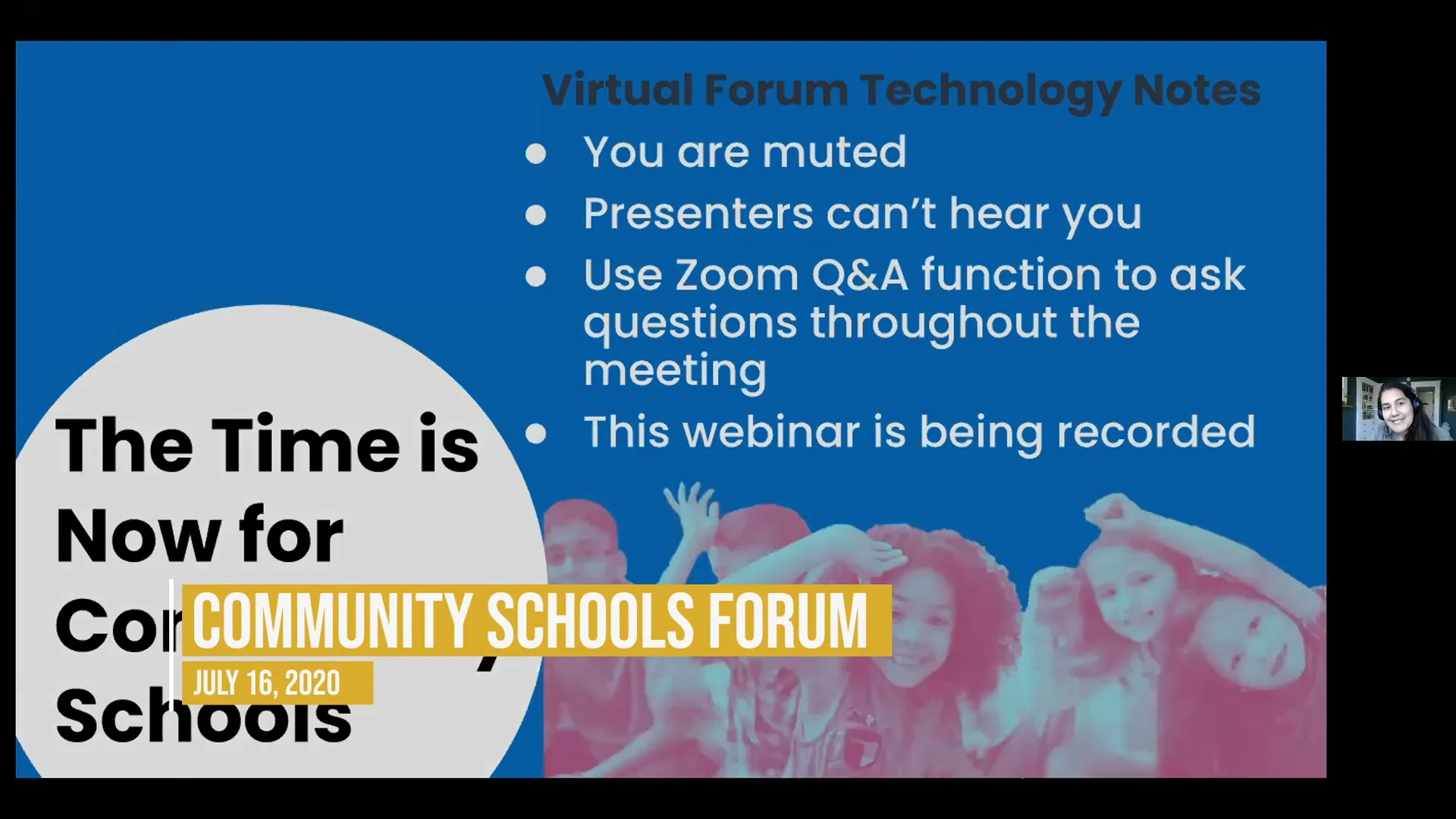 community schools forum on Vimeo