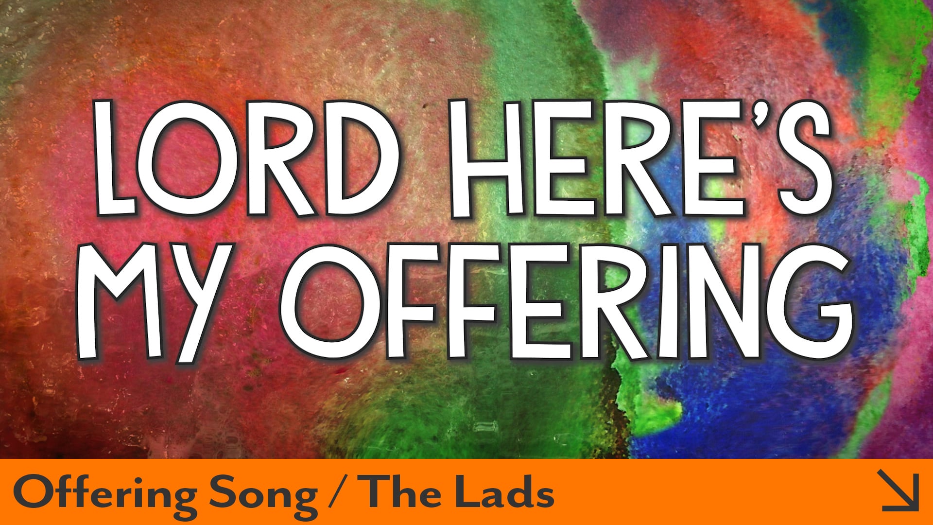 Offering Song Preview on Vimeo