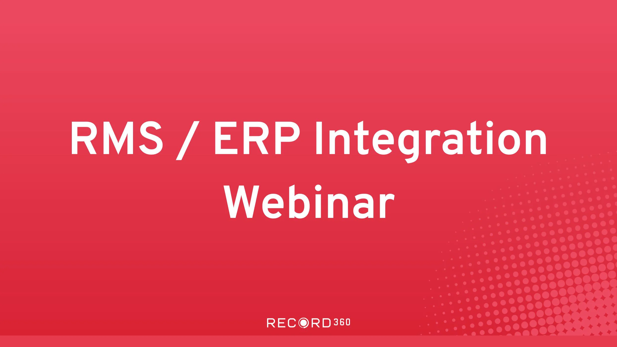 RMS Integration Release | July 2020 on Vimeo