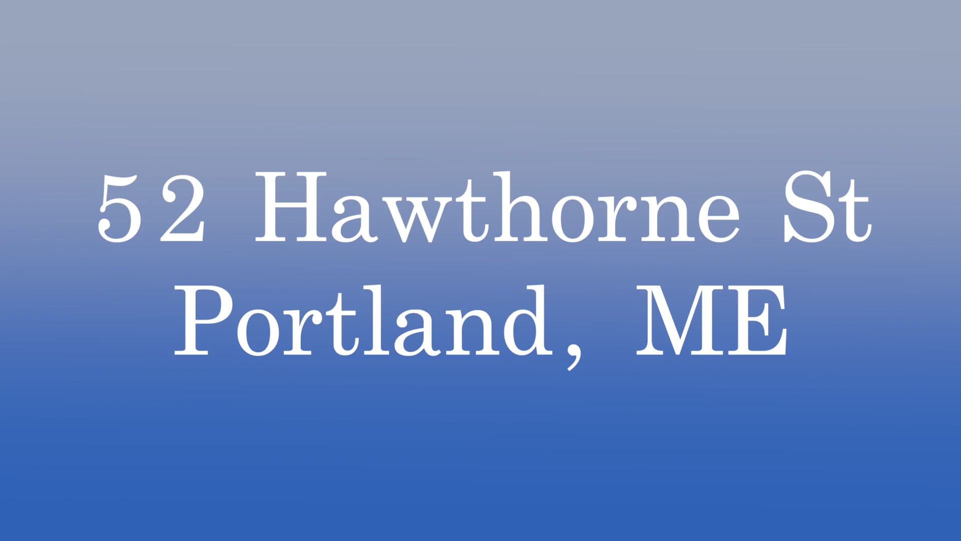 52 Hawthorne St Portland, ME MLS on Vimeo