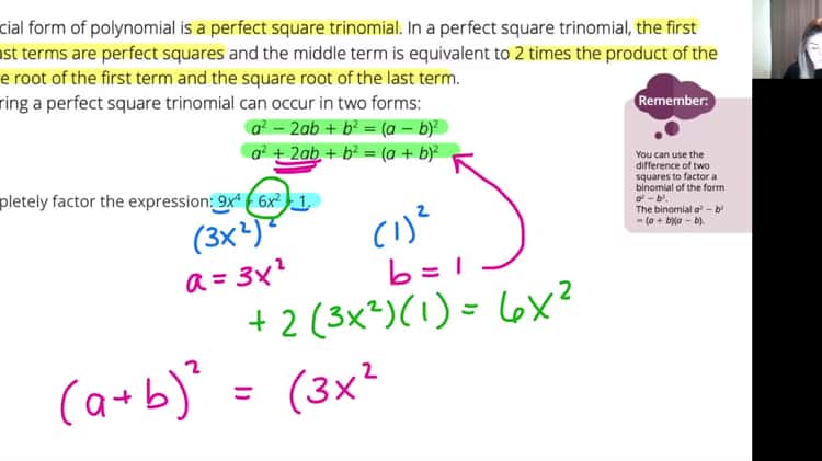 Factoring Polynomials Formula