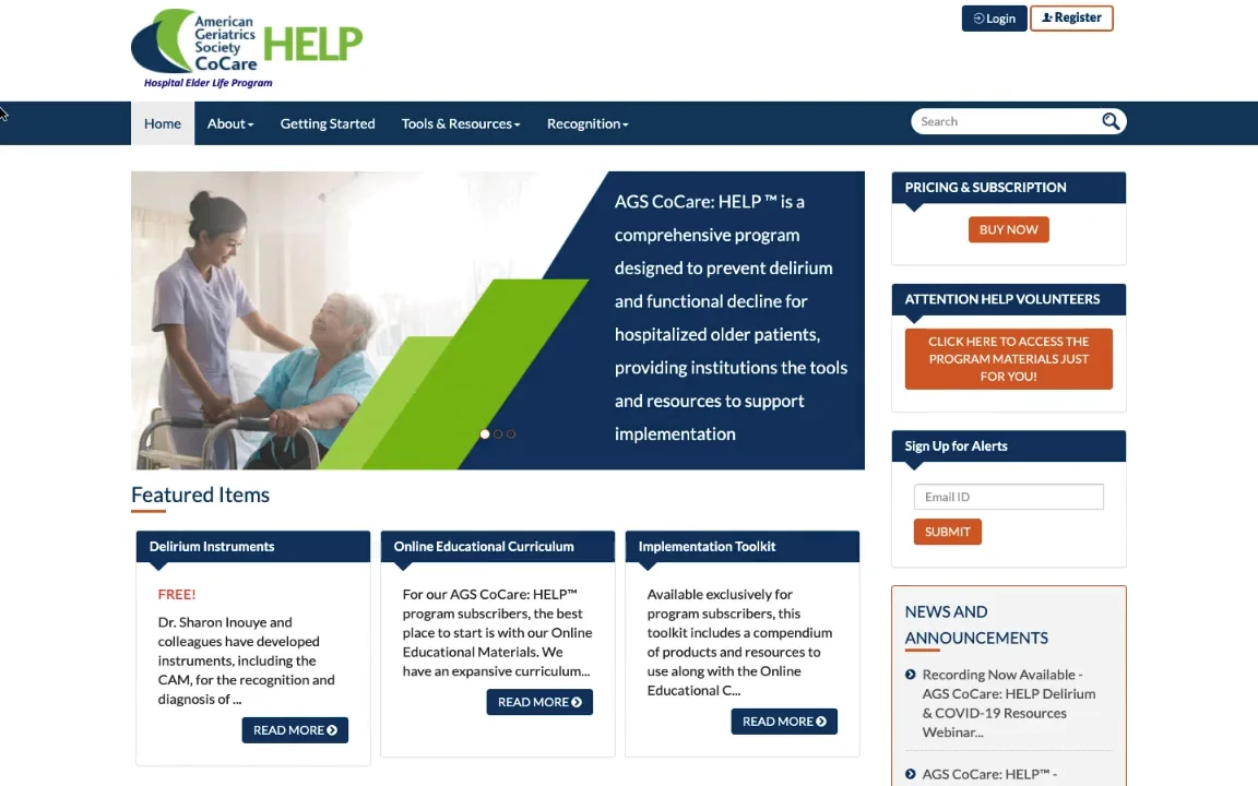 AGS CoCare: HELP Website Tutorial
