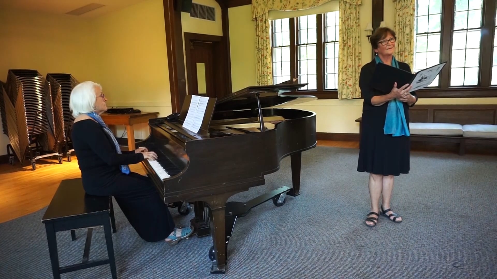 CAM Docents Frances Fitch and Sarah Wetzel perform Song of the Fisher's ...