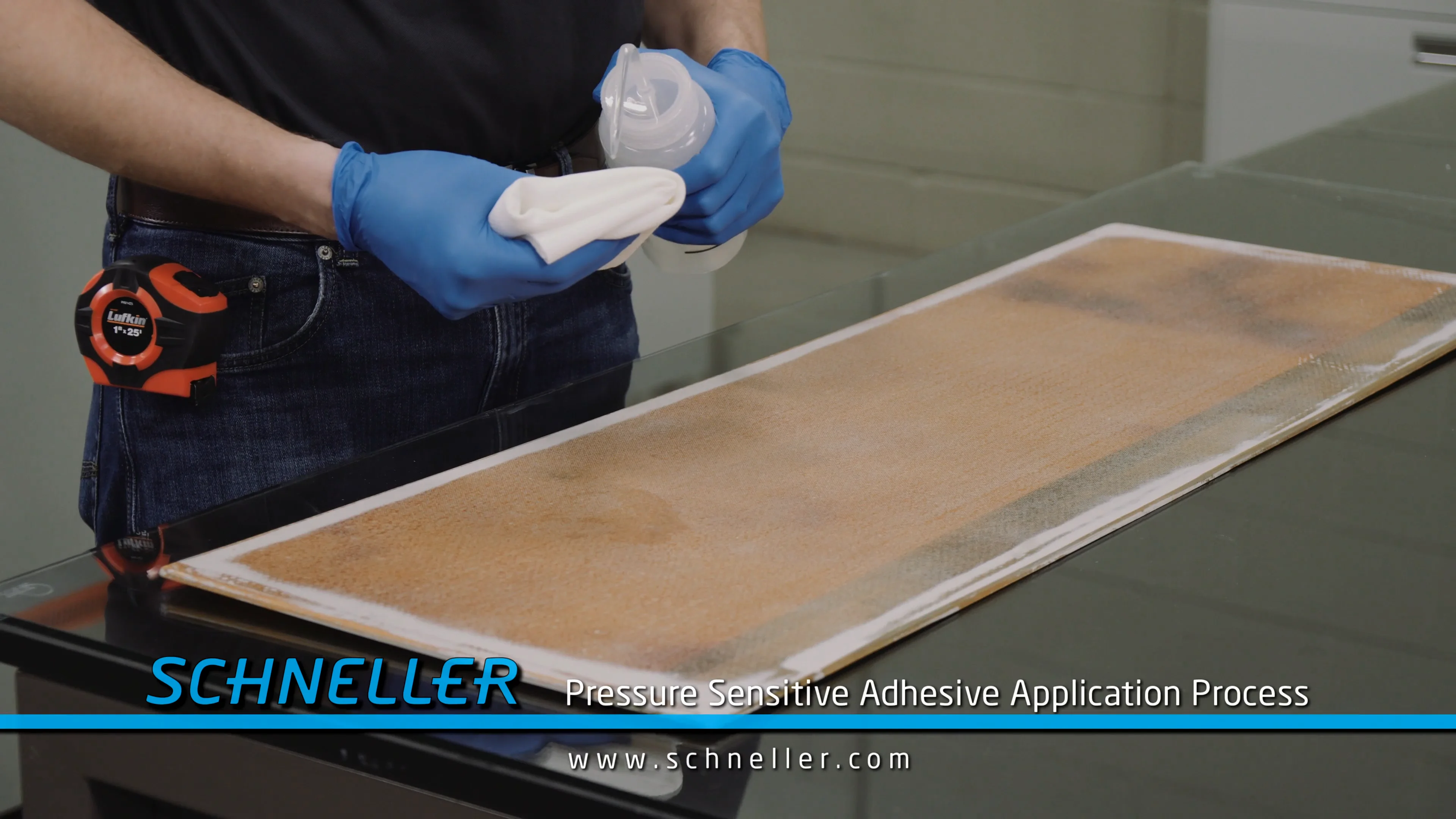 Pressure sensitive adhesive application process 2020