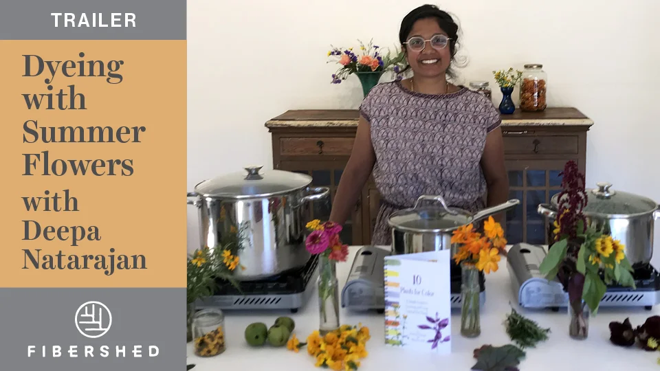 Watch Dyeing with Summer Flowers with Deepa Natarajan Online | Vimeo On ...
