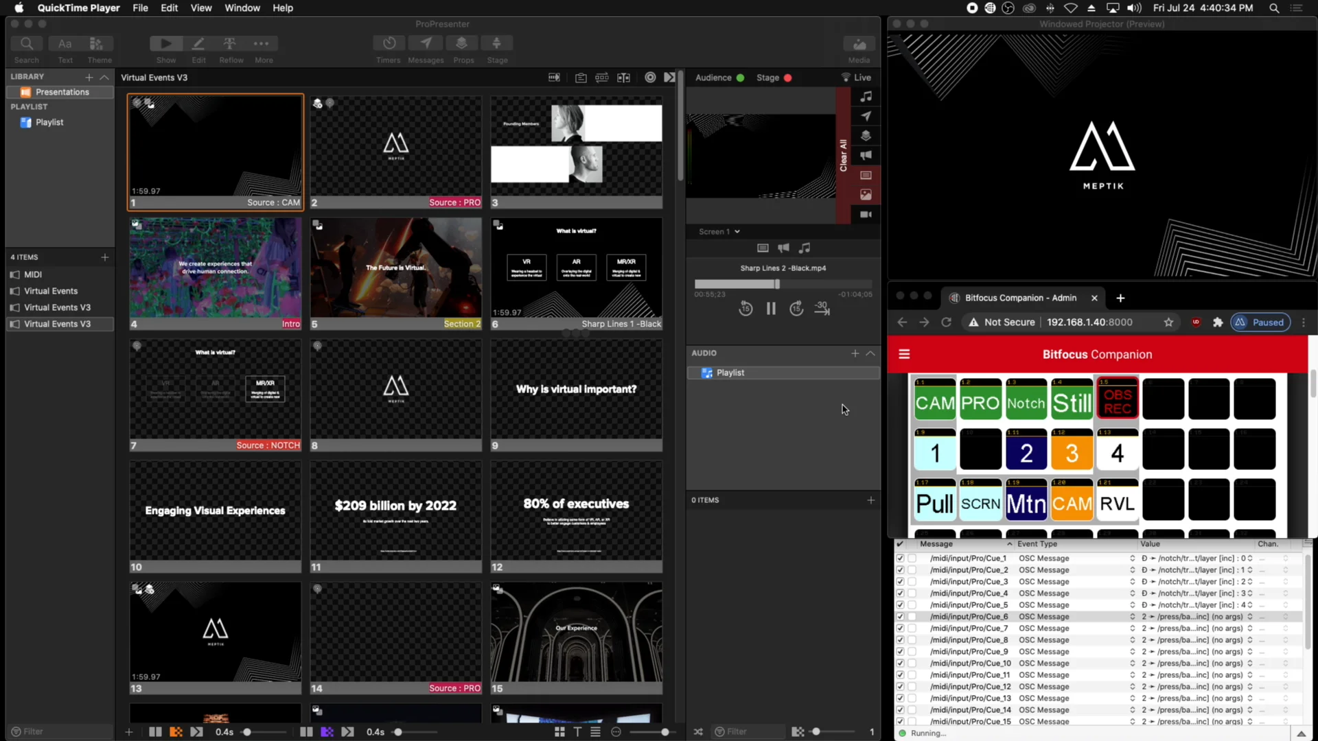 Video Streaming Workflow with ProPresenter on Vimeo