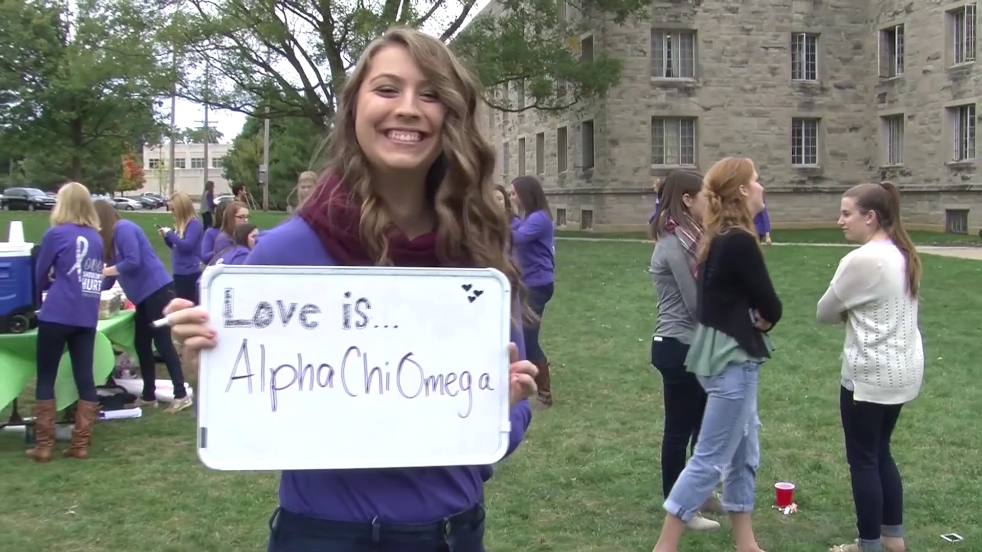 Alpha Chi Omega Philanthropy Video (2 minutes) - w/ subtitles