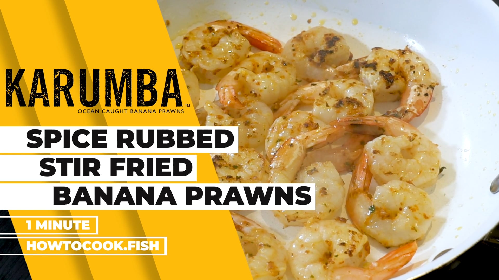 SPICE RUBBED STIR FRIED KARUMBA BANANA PRAWNS on Vimeo