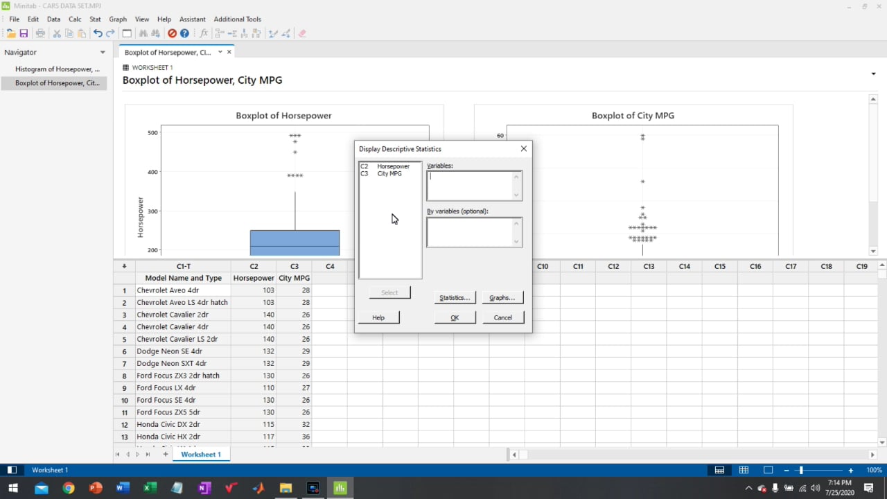 Case Study Part II Minitab on Vimeo