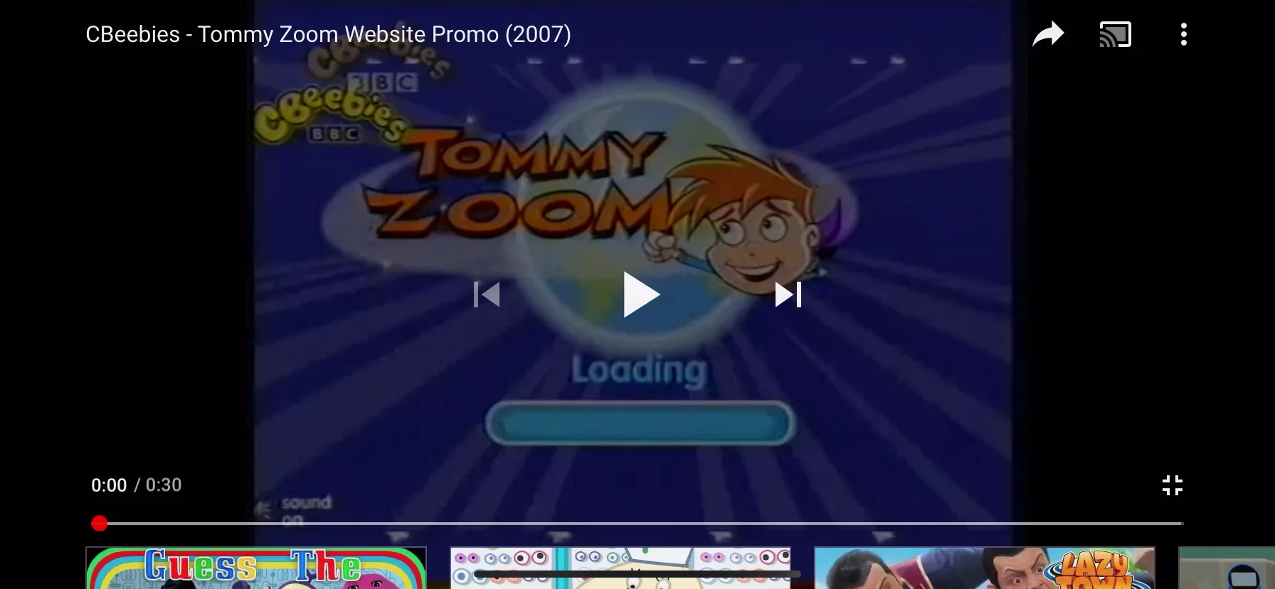 Tommy Zoom website promo.