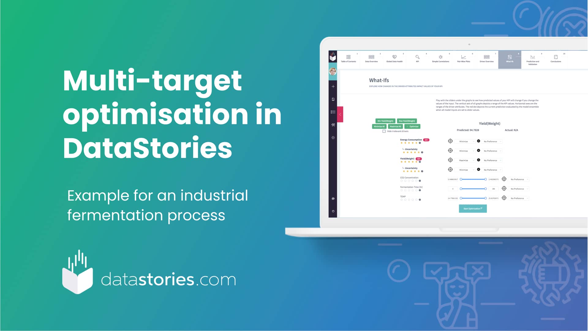 Multi-target optimisation with DataStories on Vimeo
