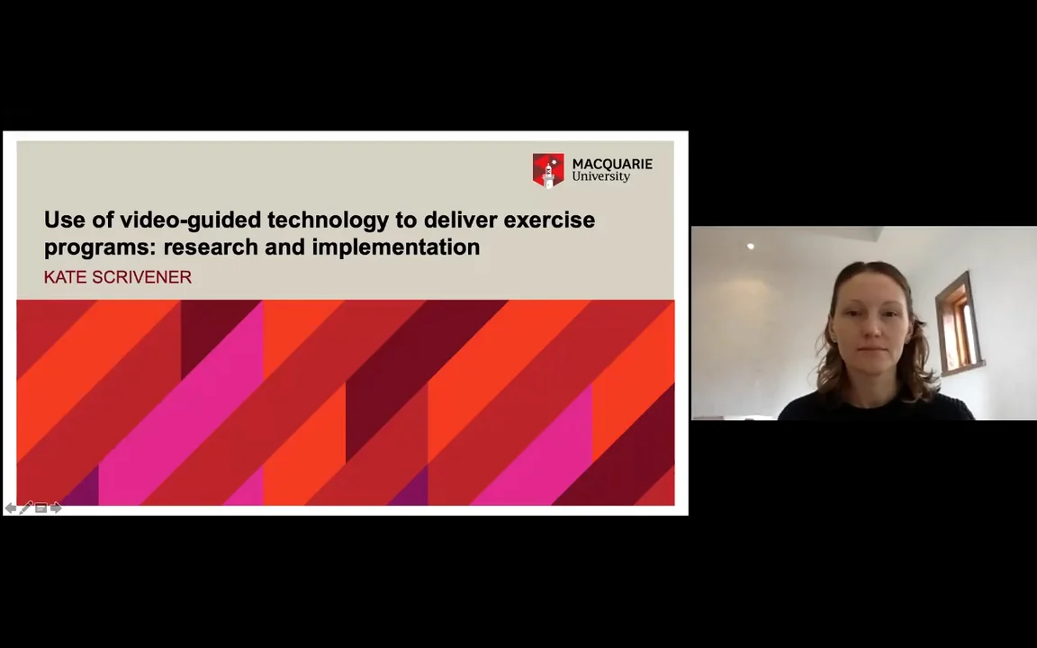 Video-based exercise program delivery on Vimeo