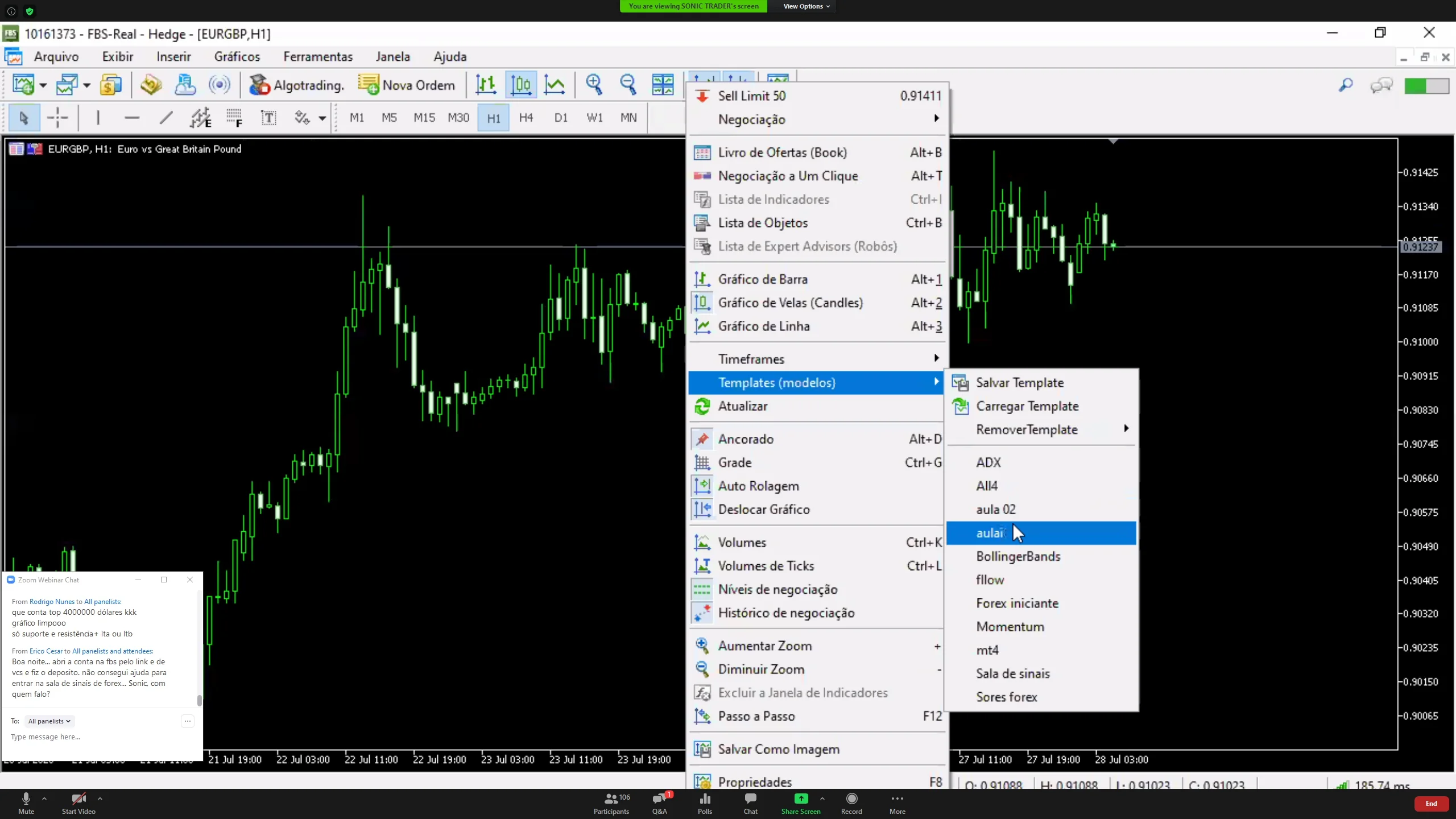 [SONIC TRADER] SEMANA FOREX DIA 01 on Vimeo