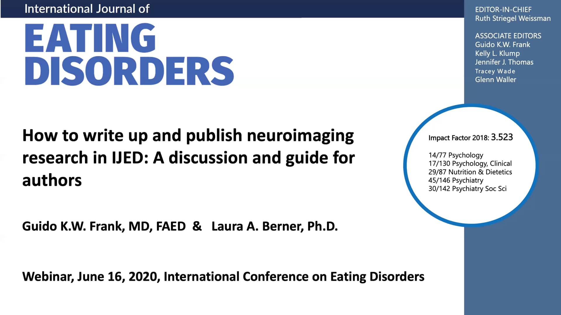 IJED - How to write up and publish neuroimaging research in IJED on Vimeo