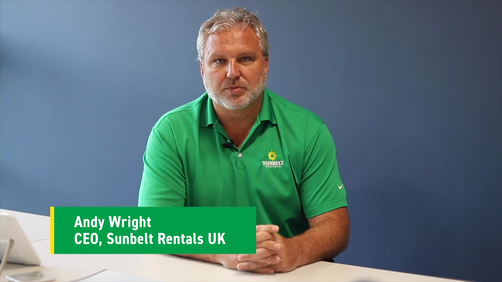 Sunbelt Rentals Sustainability 2030 - Andy Wright, CEO of Sunbelt ...