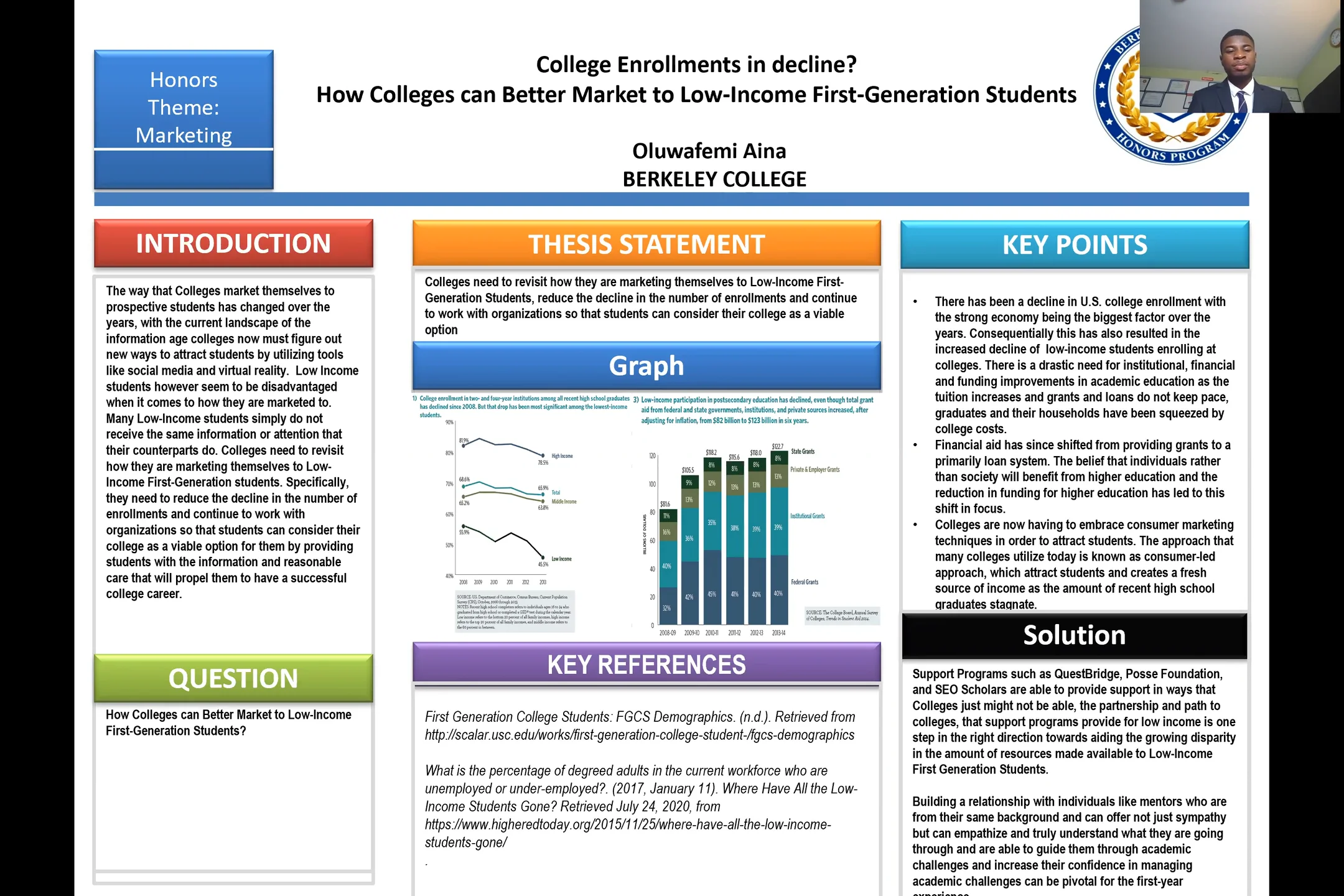 Honors Thesis Poster Presentation on Vimeo