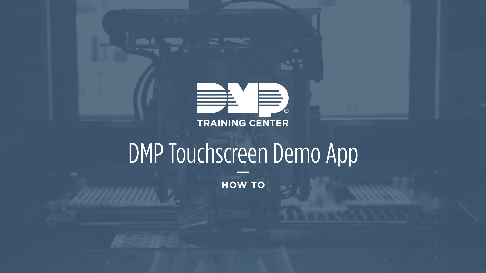 All Technical Training - DMP Training Center: DMP Touchscreen Demo App on Vimeo