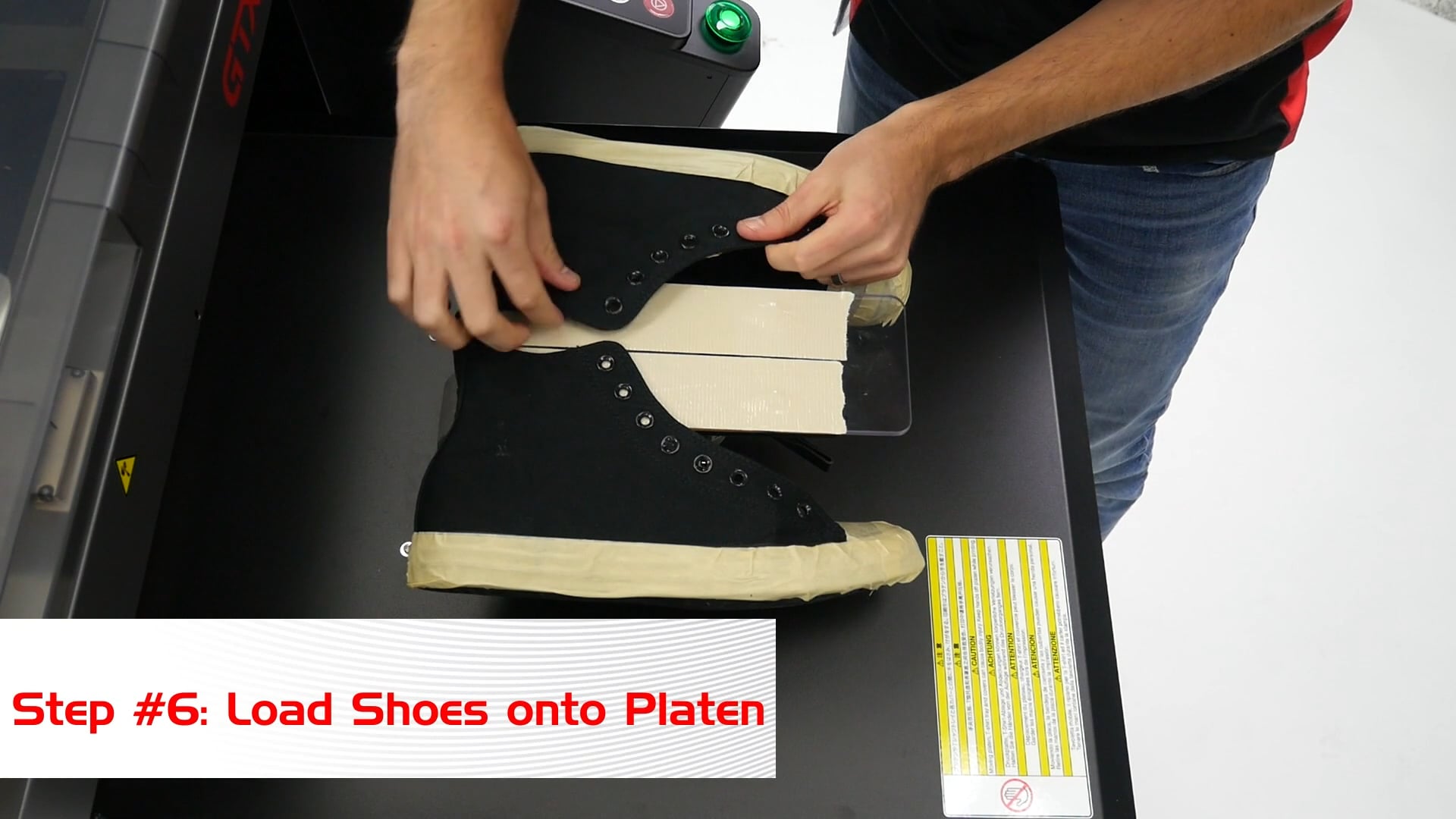 Brother DTG: Shoe Platen Videos - How to Print a Shoe on a Brother ...