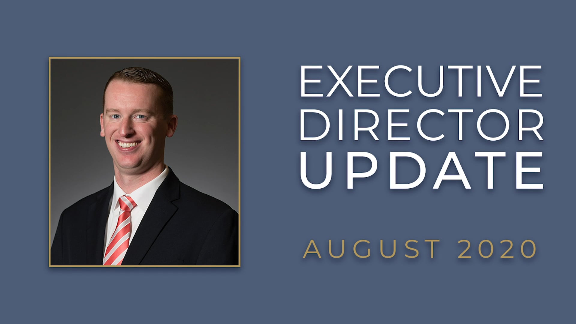 Executive Director Update | August 2020 on Vimeo